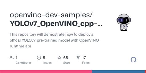 Github Openvino Dev Samplesyolov7openvinocpp Python This