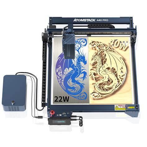 Atomstack A40 Pro 210w Laser Machine Equiped With F30 Pro Air Assist K