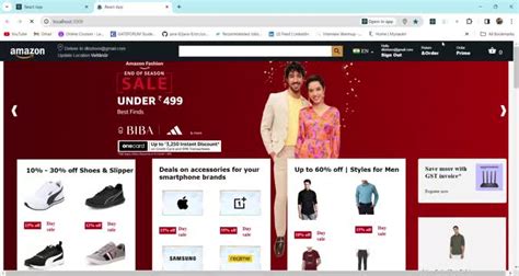 Kishore D On Linkedin Day2 Project2 Fresher Seekingjob Amazonclone Reactjs Nodejs