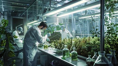 premium photo biotechnology and genetic modification generative ai