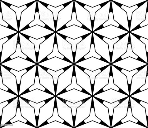 Vector Seamless Pattern Simple Triangular Texture Stock Illustration