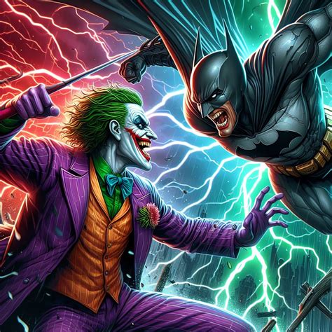 Fight Joker Batman By Gardenia76 On Deviantart