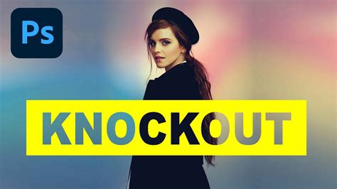 Knockout Text Effects In Photoshop Tutorial Youtube