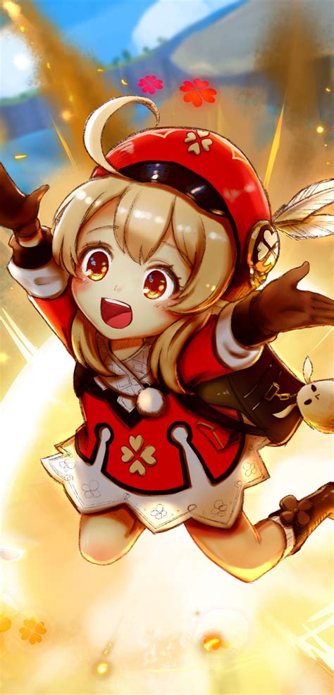 1080x2244 Klee Genshin Impact Character 1080x2244 Resolution Wallpaper