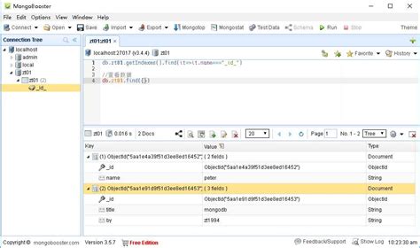 mongodb 学习（二）可视化界面