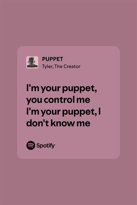 Puppet Tyler The Creator In Tyler The Creator Lyrics Songs That Describe Me Tyler The