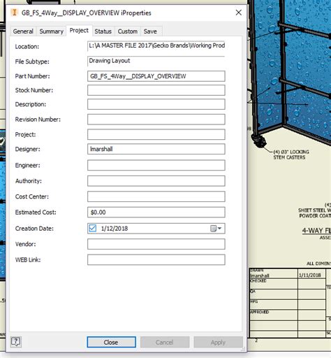 Solved Idw Creation Data Iproperty Displays Wrong Date On Drawing Autodesk Community