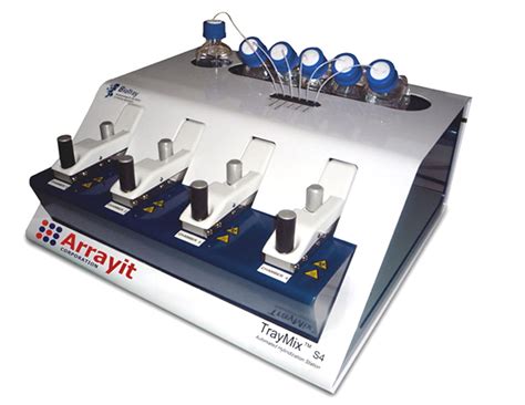 Arrayit Microarray Hybridization Stations Traymix Tmhs Chaotic Advection Digital Temp Control