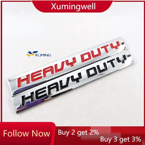 1 X Metal Heavy Duty Letter Logo Car Auto Truck Side Rear Decorative
