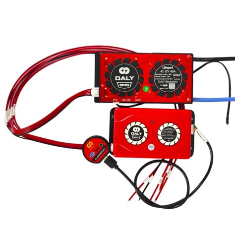 Daly Smart Bms Lifepo4 4s 12v 40a Bluetooth Smart Balancer Y Cable