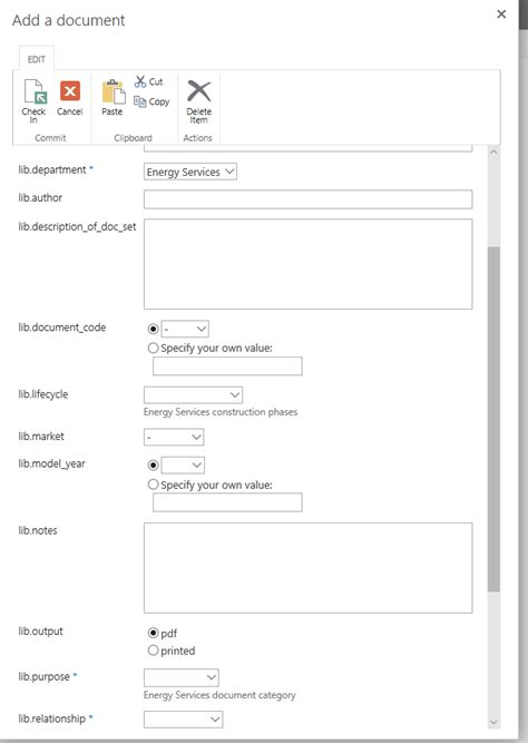 sharepoint online multiple content types in a library causes metadata