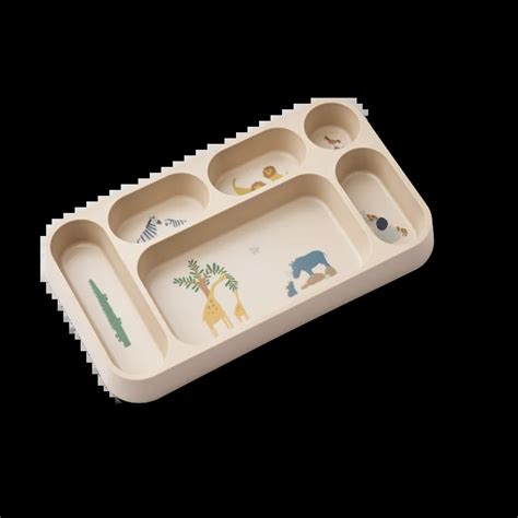 Mosu Tallrik Med 6 Fack 17x30 Cm Liewood →