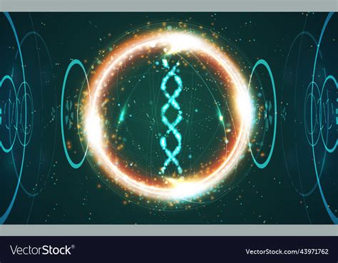 Big Genomic Data Visualization Royalty Free Vector Image