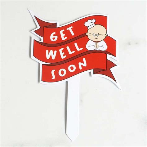 Jual Uncle Tetsu Cake Topper Get Well Soon Shopee Indonesia