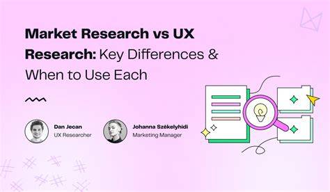 Market Research Vs Ux Research Key Differences And When To Use Each