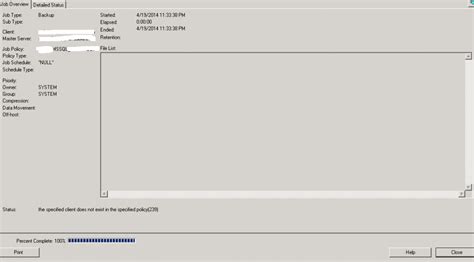 Netbackup Status Code 239 Sys Articles