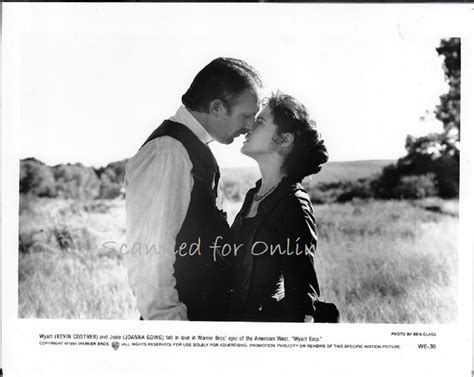 Wyatt Earp Kevin Costner Joanna Going 8x10 Photo Etsy Ireland