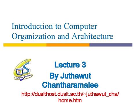 Introduction To Computer Organization And Architecture Lecture 3