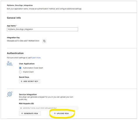 Set Up For Docusign E Signature