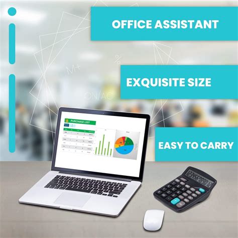 Lichamp Desk Calculators With Big Buttons And Large Display Office
