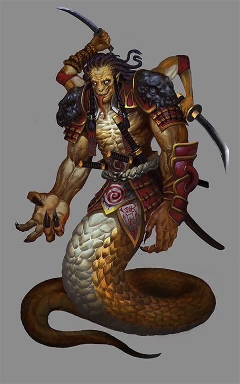 Yuan Ti Guerrieri Personaggi Mostri
