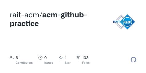GitHub Rait Acm Acm Github Practice