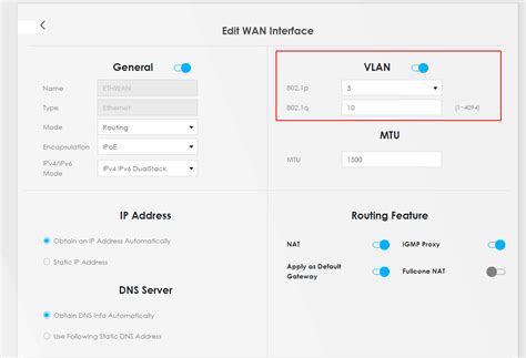 FWA WAN Failover VLAN Tag On WAN Port Zyxel Community