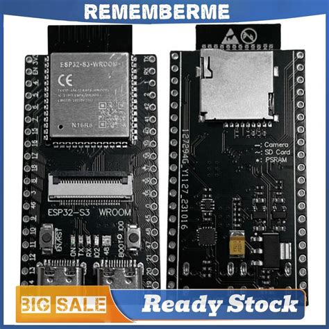 Esp32 S3 Wroom Cam บอร์ดพัฒนา Wifi Bt โมดูลพร้อมกล้อง Ov2640 Shopee
