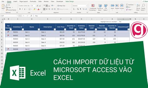 Hướng Dẫn Cách Import Dữ Liệu Access Vào Excel Chi Tiết Nhất