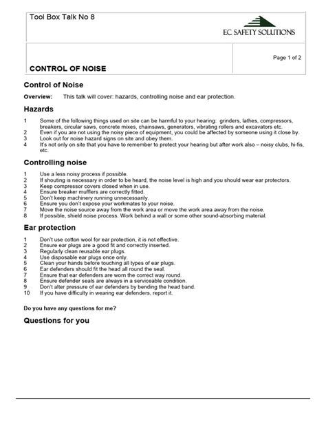 08 ecss control of noise pdf noise ear