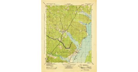 1944 Map Of Quantico Va — High Res Pastmaps