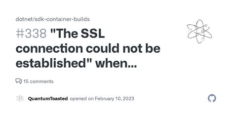 The Ssl Connection Could Not Be Established When Publishing Despite Docker Login Success