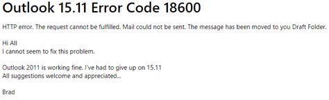 Mac Outlook Error Code 18600 How To Fix