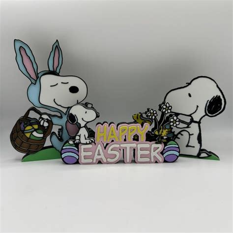 Snoopy Easter Etsy