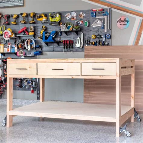 Easy 2x4 Workbench Plans For Beginners Anikas Diy Life