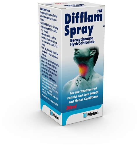 Difflam Throat And Mouth Spray 30ml Bridlington Pharmacy