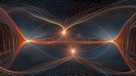 Quantum Entanglement Of Photons Concept Art Illustrations Ai Generated