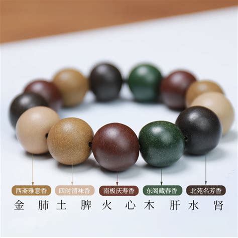 古法五行合香珠手串 中式非遗佛珠文玩珠串 手工药香文玩中药手串 阿里巴巴