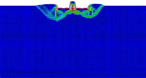 Finite Element Mesh Upper Un Deformed Shape Lower Deformed Shape Download Scientific