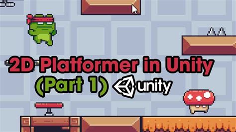 Create A 2d Platformer Game In Unity Part 1 🎮 Beginner Tutorial Setup Movement Youtube