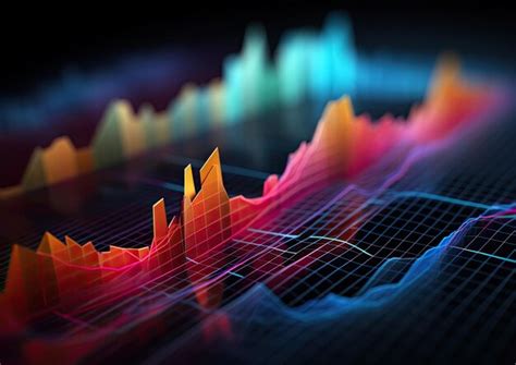 Premium Ai Image An Abstract Closeup Shot Of Colorful Graphs And Charts On A Computer Screen
