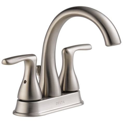 Delta Foundations Brushed Nickel Bathroom Faucet