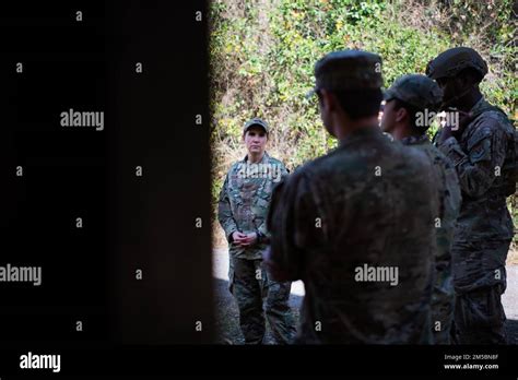 Col Danielle Willis 93d Air Ground Operations Wing Commander Visits The 822 Base Defense