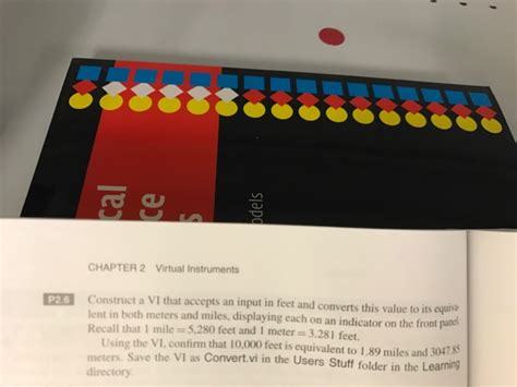 Solved Construct A Vi That Accepts An Input In Feet And