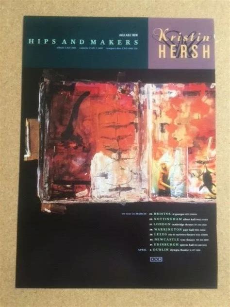 Kristin Hersh Ex Scrapbook Original Vintage Magazine Advert Poster Eur Picclick It