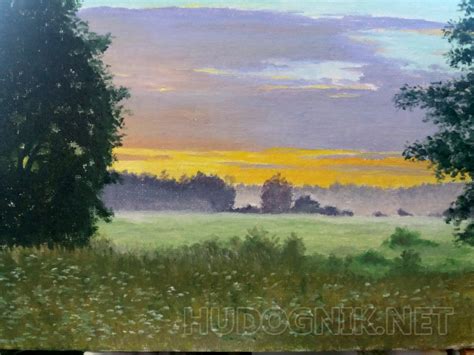 Картина Рассвет Размеры 24x18 Год 2022 Цена 15000 рублей Художник Демидов Вячеслав Юрьевич