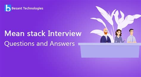 Top 10 Mean Stack Interview Questions And Answers Besant Technologies