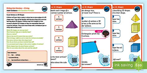 👉 Y2 Dim Count Vertices On 3d Shapes Lehrer Gemacht