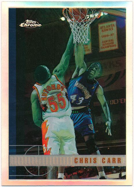 Yahooオークション Chris Carr Nba 1997 98 Topps Chrome Refractor