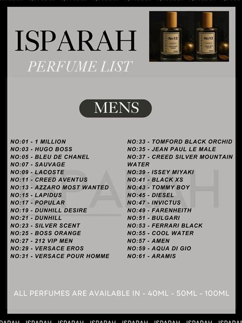 Isparah Isparah Signature Collection Extrait De Facebook